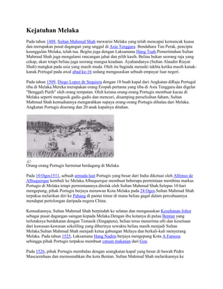 Kesultanan-melayu-melaka-diasaskan-oleh-parameswara | PDF