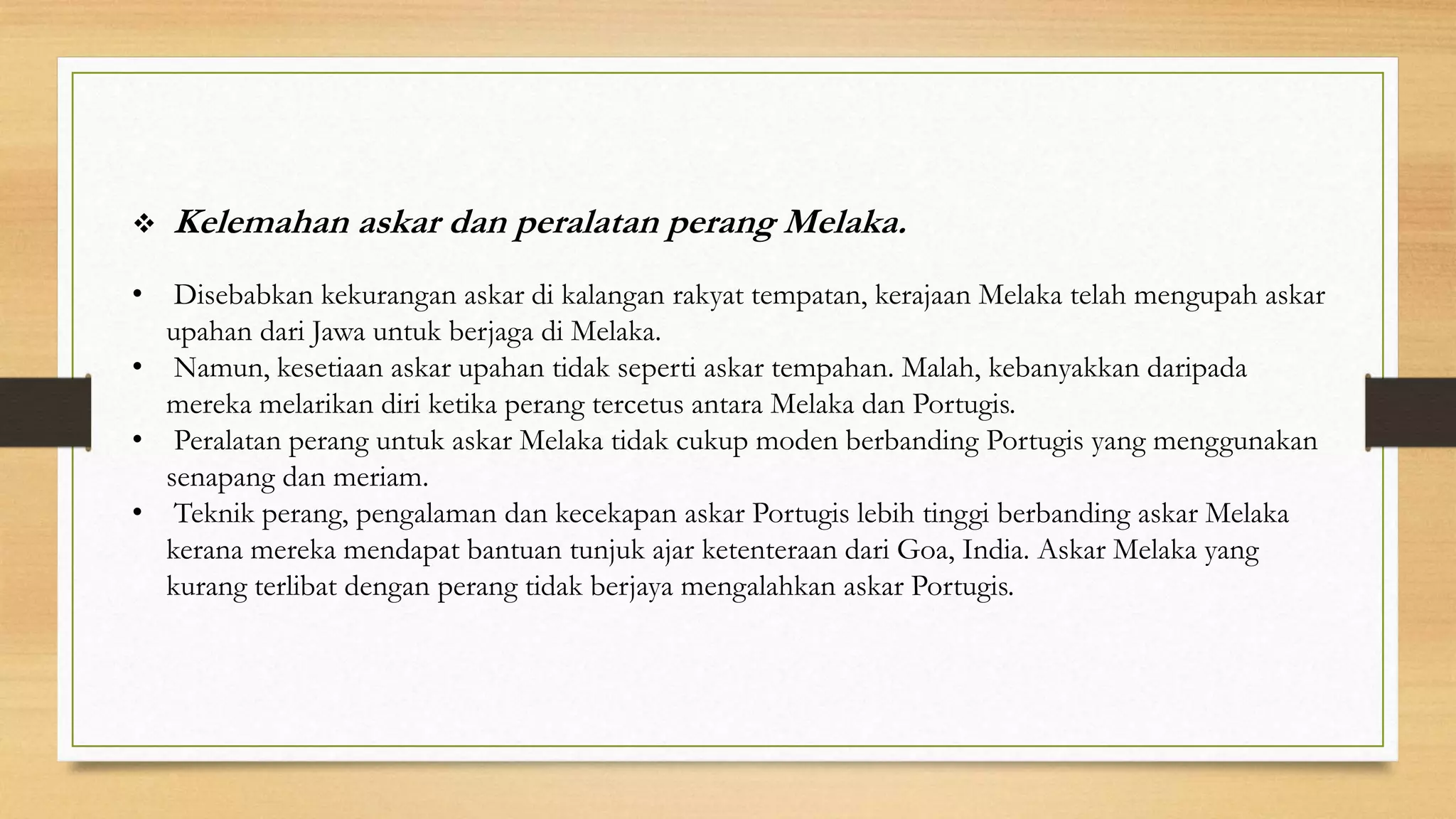 Kesultanan melayu melaka~ | PPTX
