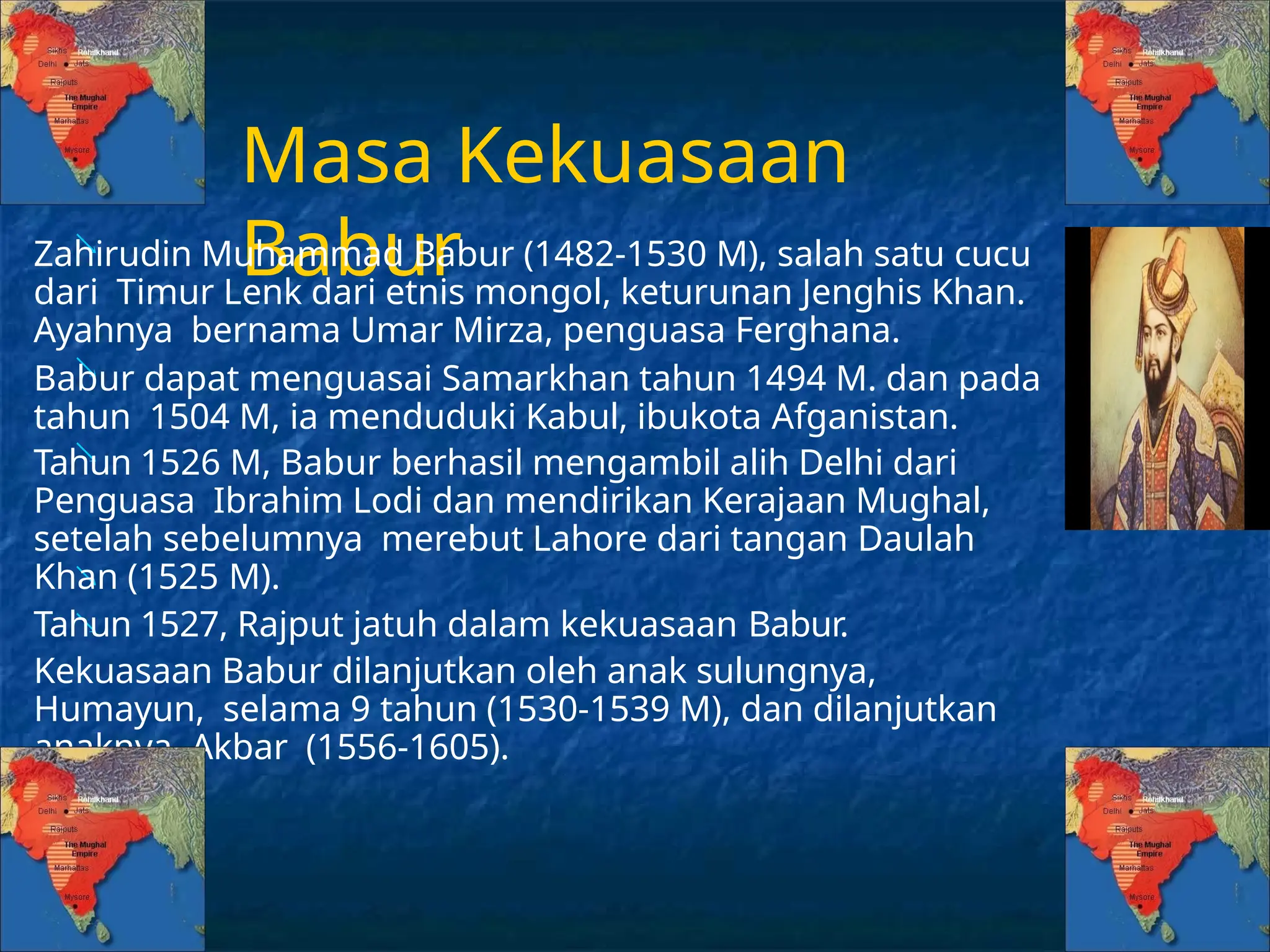 PERADABAN KESULTANAN MUGHAL DI INDIA.pptx