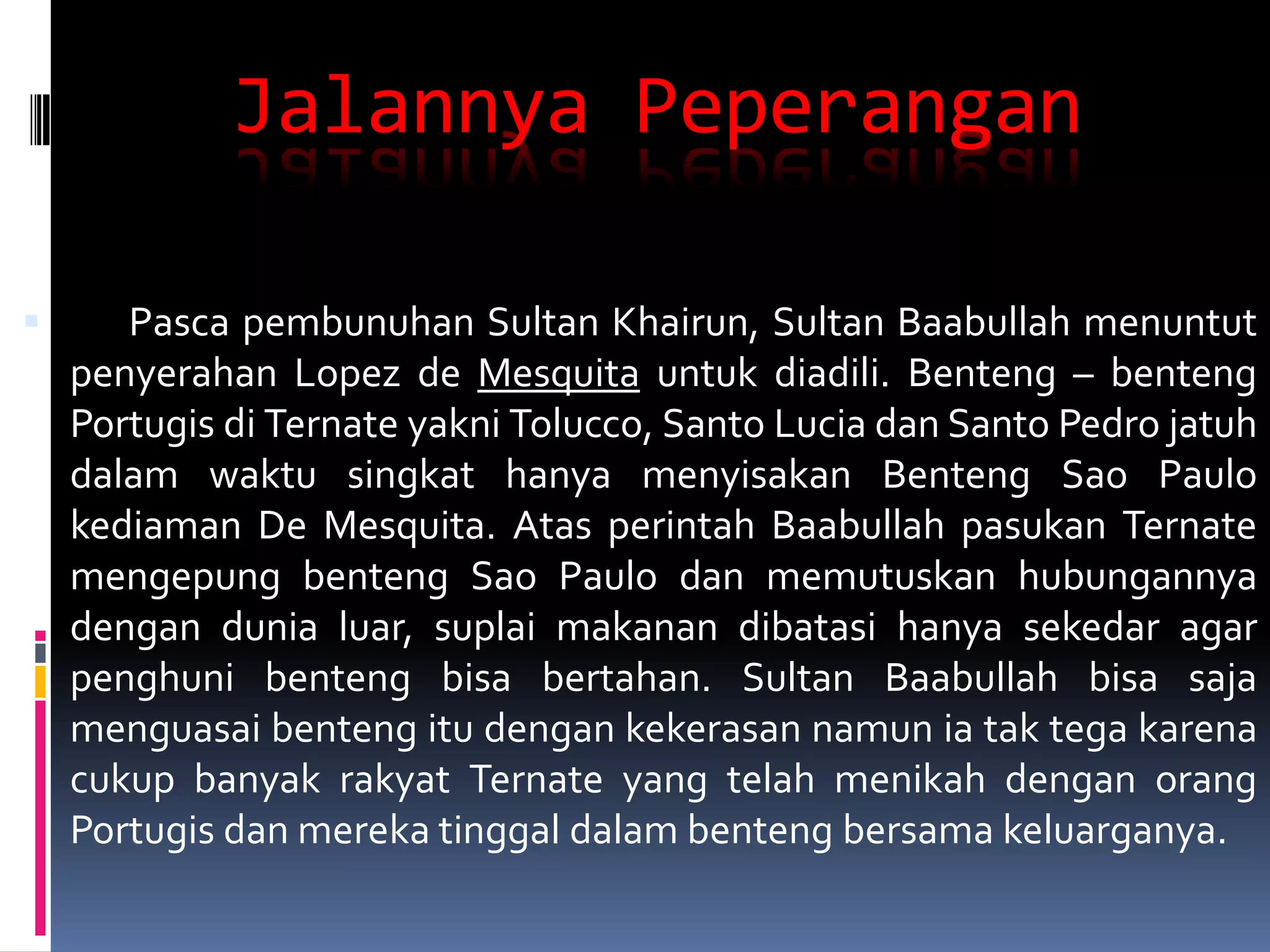 Sultan Baabullah (Ternate) | PPTX