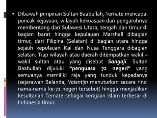 Sultan Baabullah (Ternate) | PPTX