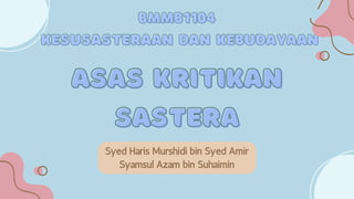 TUGASAN 2 BMMB1104 : KESUSASTERAAN DAN KEBUDAYAAN MELAYU | PDF