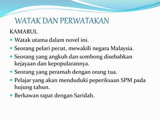 Analisis Novel Pelari Muda Karya Ghazali Ngah Azia | PPTX