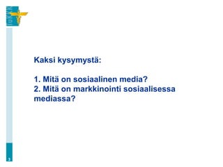 Markkinointi sosiaalisessa mediassa | PDF