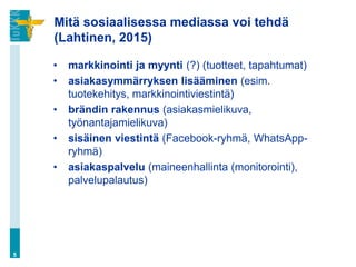 Markkinointi sosiaalisessa mediassa | PDF