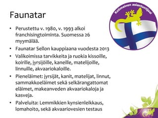 Kesyrotta lemmikkinä, Jonna Nevalainen, Faunatar | PDF
