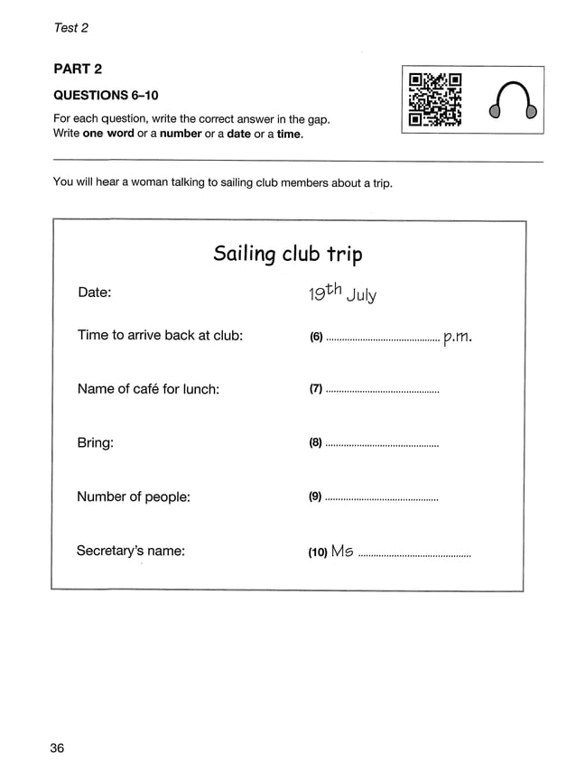 Ket 2020 a2 key 1 authentic practice tests | PDF