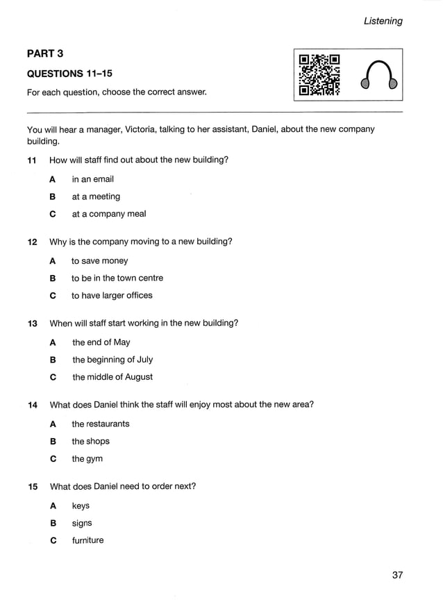 Ket 2020 a2 key 1 authentic practice tests | PDF