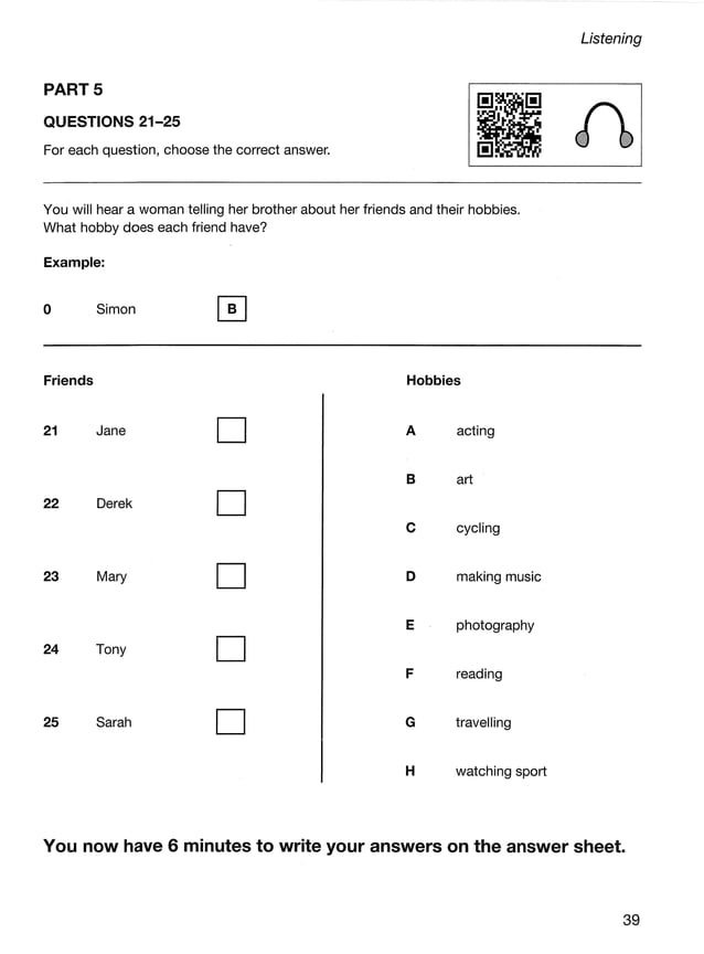 Ket 2020 a2 key 1 authentic practice tests | PDF
