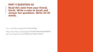 KET 5 - Test 4 - Reading and Writing.pptx