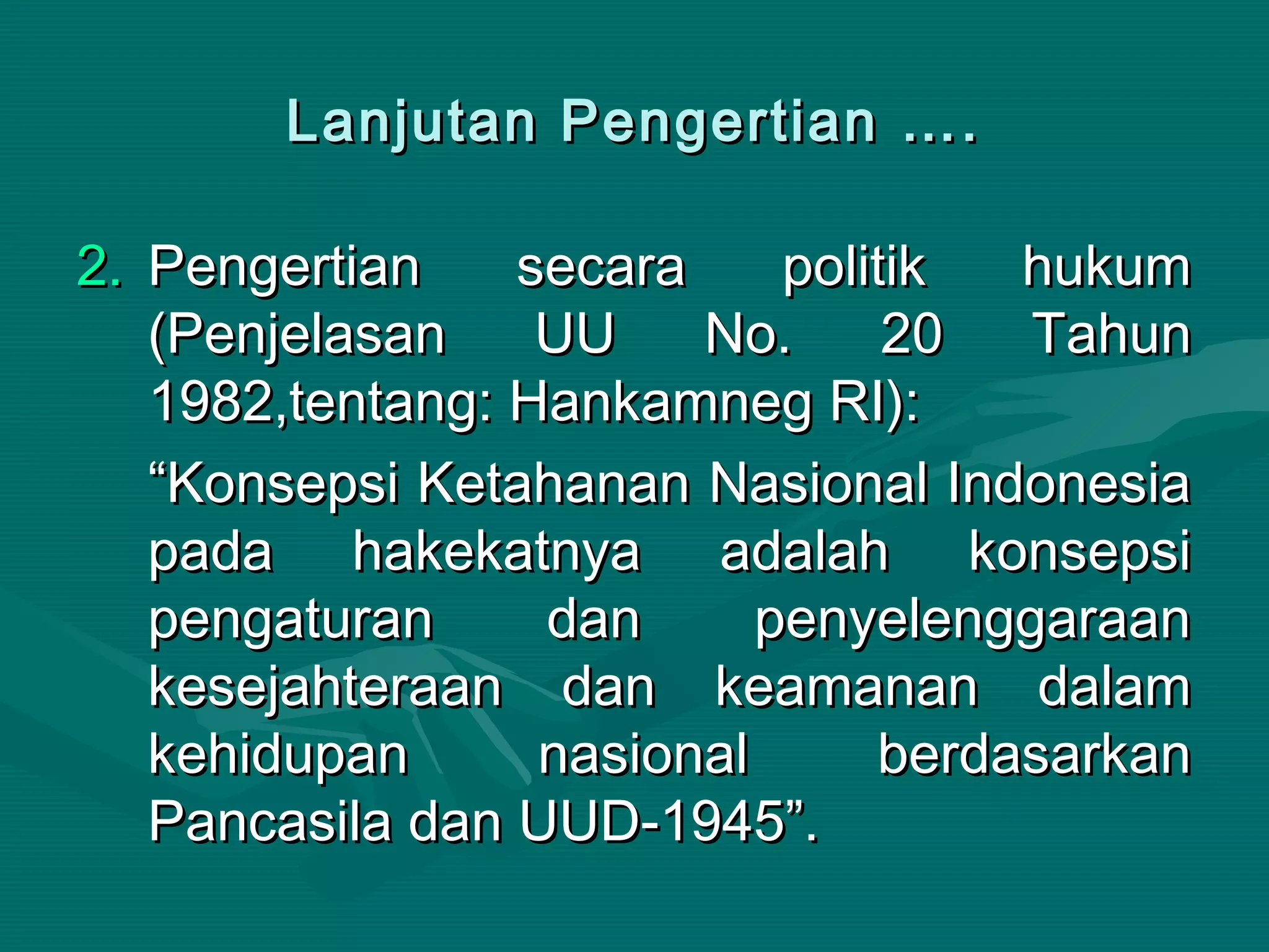 Ketahanan nasional | PPT