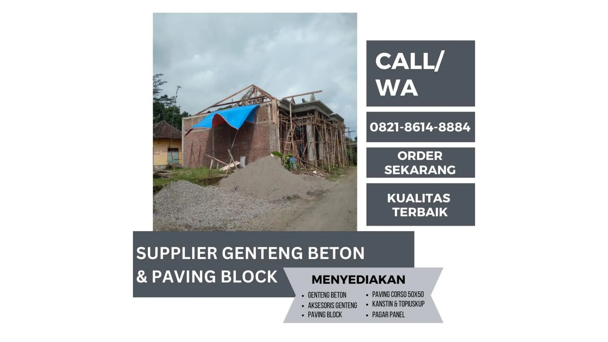 Keindahan dan Ketahanan dalam Satu Produk: Genteng Beton, Distributor ...