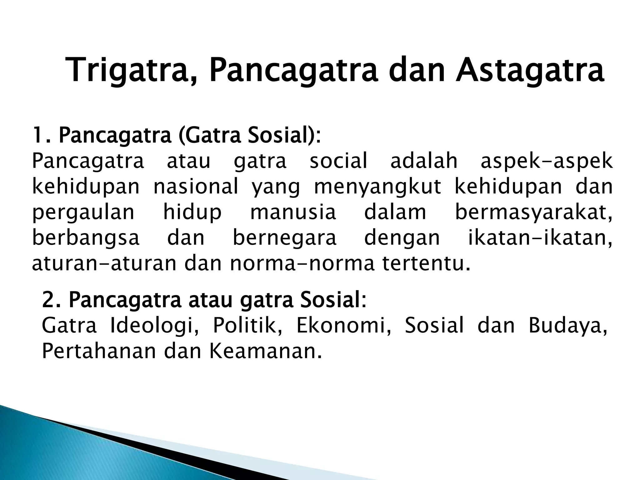 Ketahanan nasional dlm astagatra | PPTX