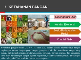 KETAHANAN PANGAN - Ketahanan Pangan Industri dan Energi - Pendidikan ...