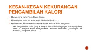 Ketahui keperluan kalori anda | PPTX