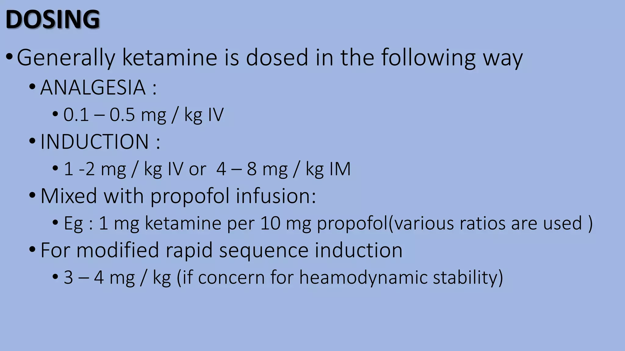 Ketamine | PPTX