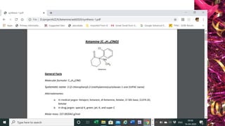 Ketamine - data base | PDF | Pharmaceutical Drugs | Medical Health