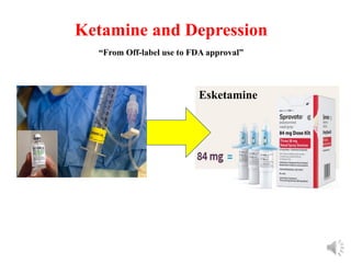Ketamine and Intranasal Esketamine in Depression | PDF