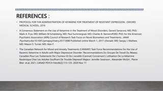 Ketamine Therapy in psychiatry | PPTX