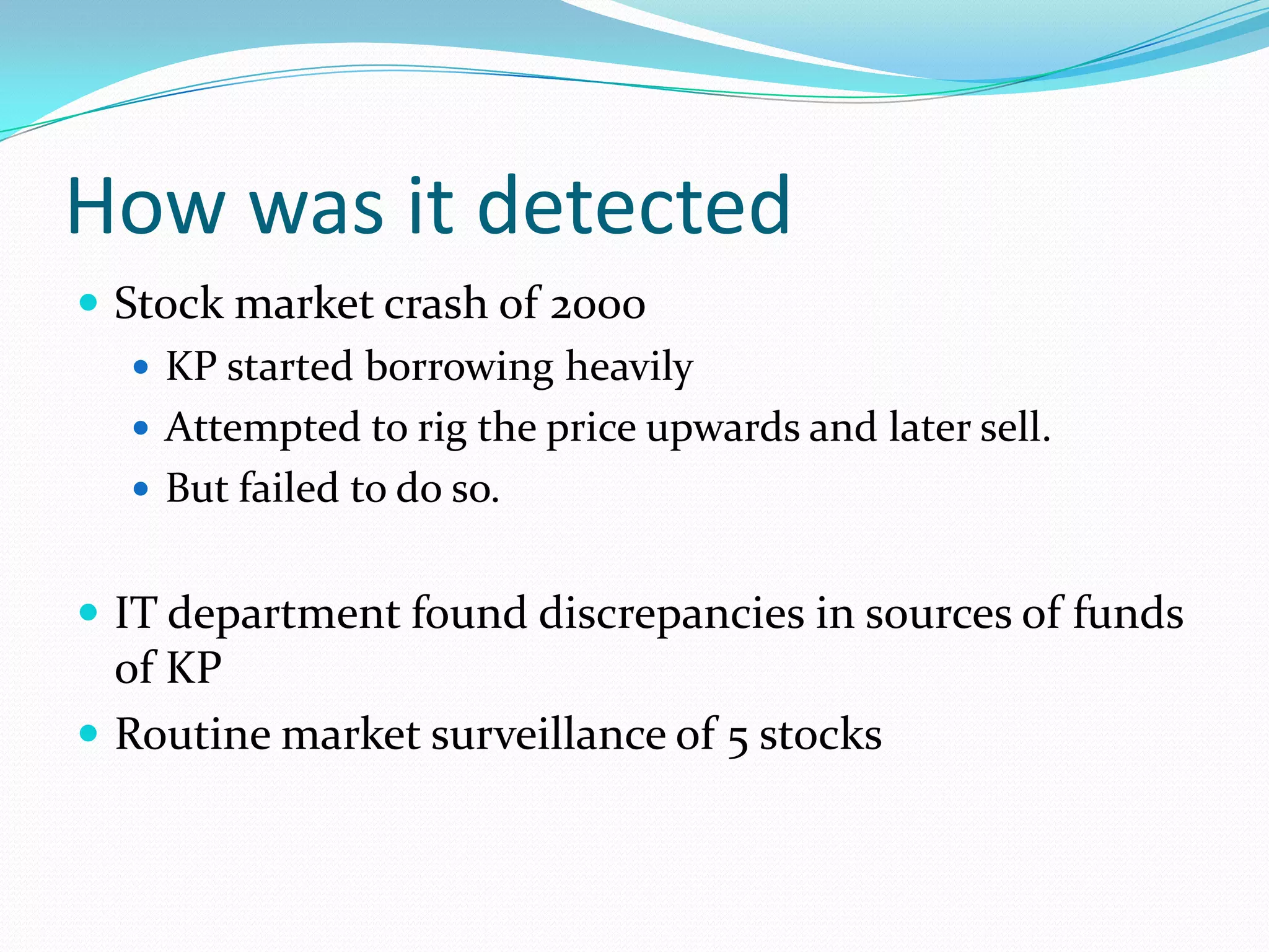 Presentation on KETAN PAREKH Scam | PPTX