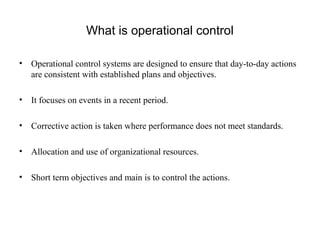 operational control | PPT
