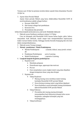 Keteladanan rasulullah-saw-periode-mekah | PDF