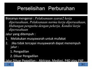 Ketenagakerjaan dan Perburuhan | PPTX