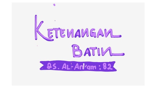 Ketenangan batin | PPTX