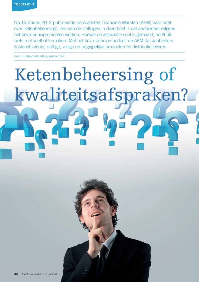 2012 - Artikel over Ketenbeheersing | PDF | Business | Business and Finance