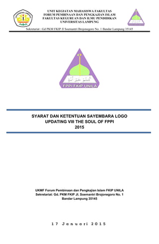Ketentuan sayembara-logo-updating-fppi-2015 | PDF