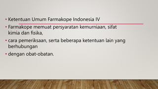 ketentuan farmakope.pptx