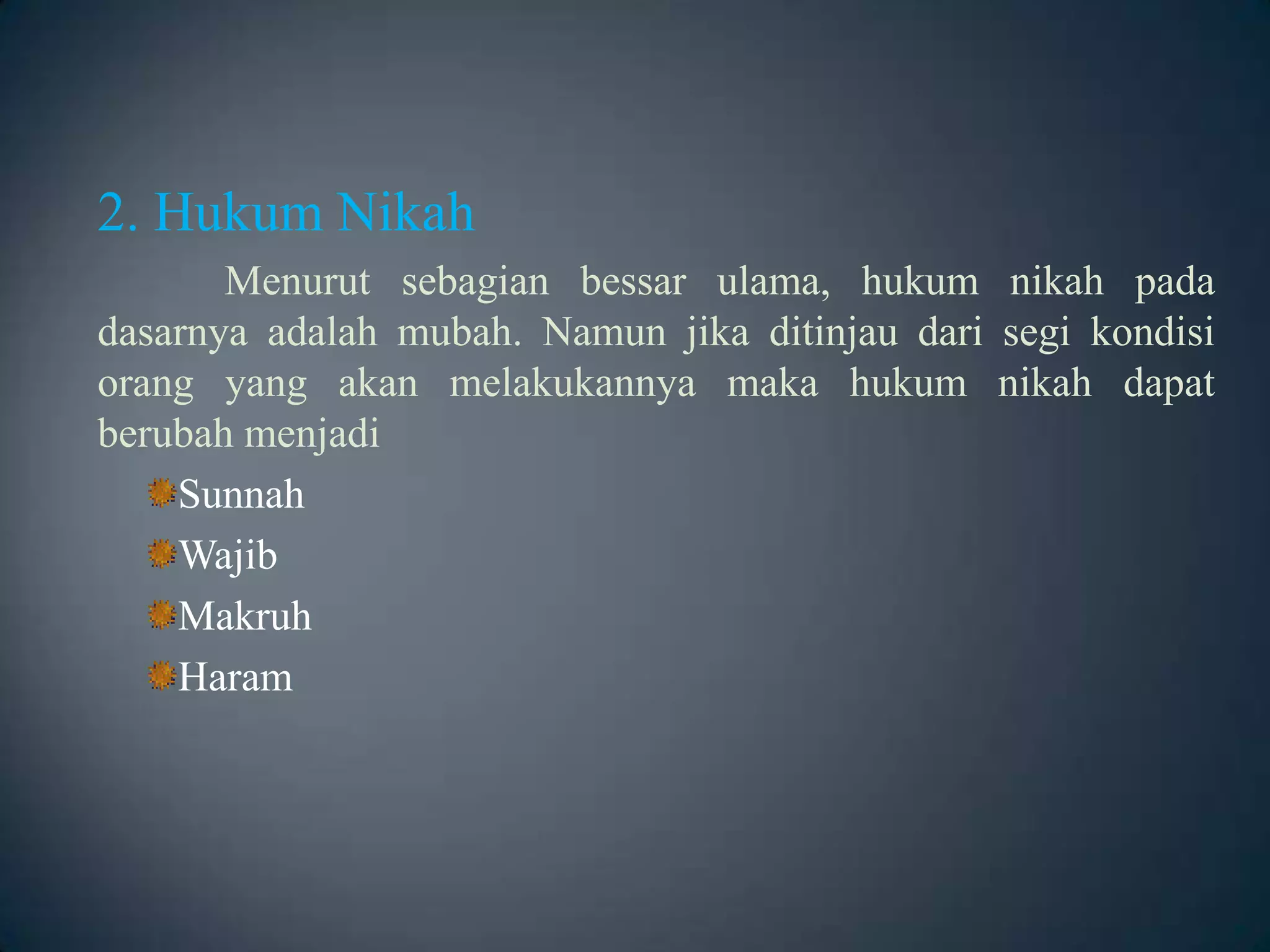 Ketentuan islam tentang hukum keluarga | PPTX