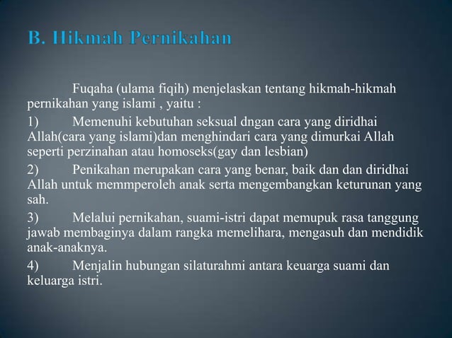 Ketentuan islam tentang hukum keluarga | PPTX