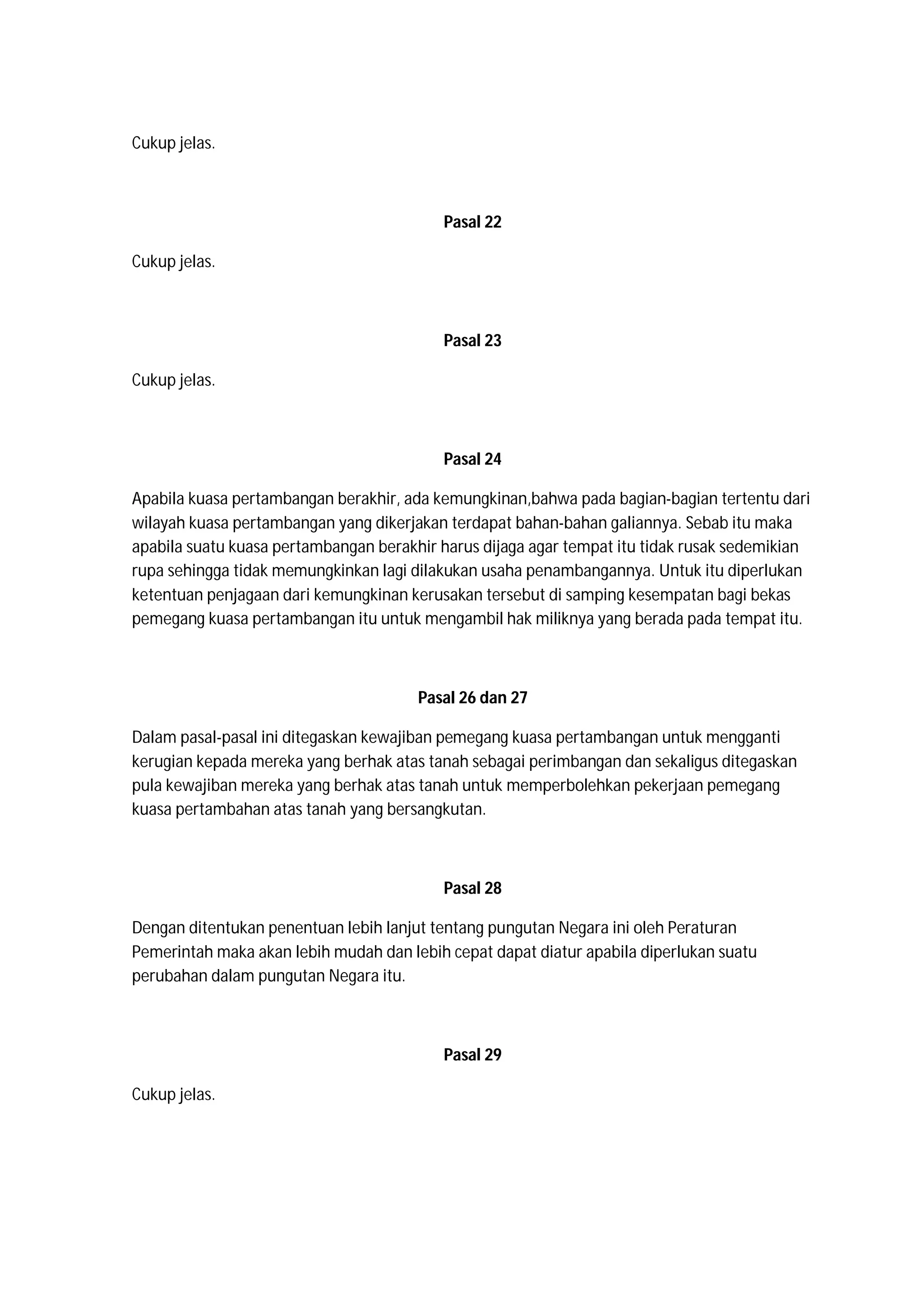 Ketentuanketentuan pokok pertambangan_(uu_11_thn_11 | PDF