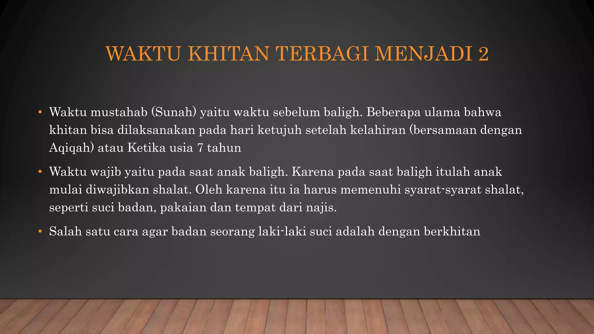 Ketentuan khitan (materi fiqih kelas 4) | PPTX