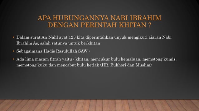 Ketentuan khitan (materi fiqih kelas 4) | PPTX