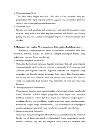 Keterampilan Berbahasa | DOCX