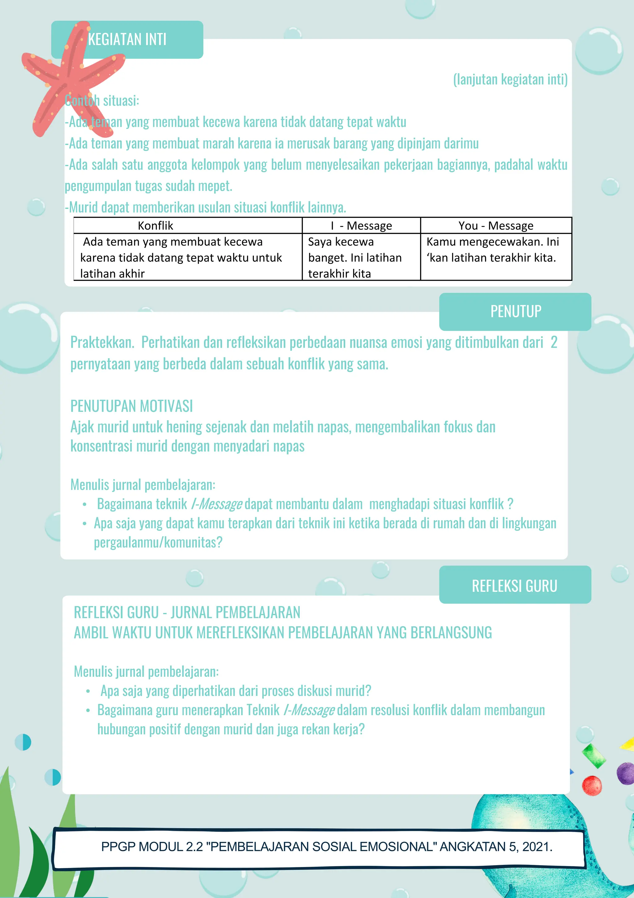 Modul Guru Penggerak Keterampilan Berelasi | PDF