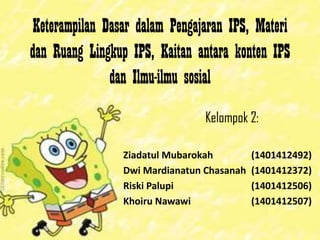 Keterampilan dasar dalam pengajaran ips | PPTX