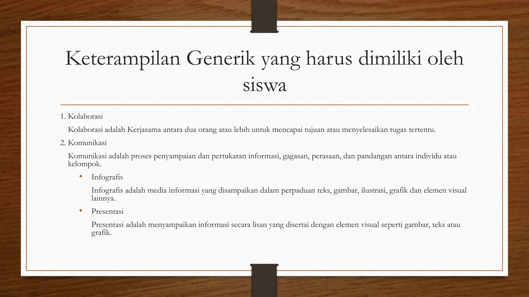 Informatika keterampilan generik fase e 10 | PPTX