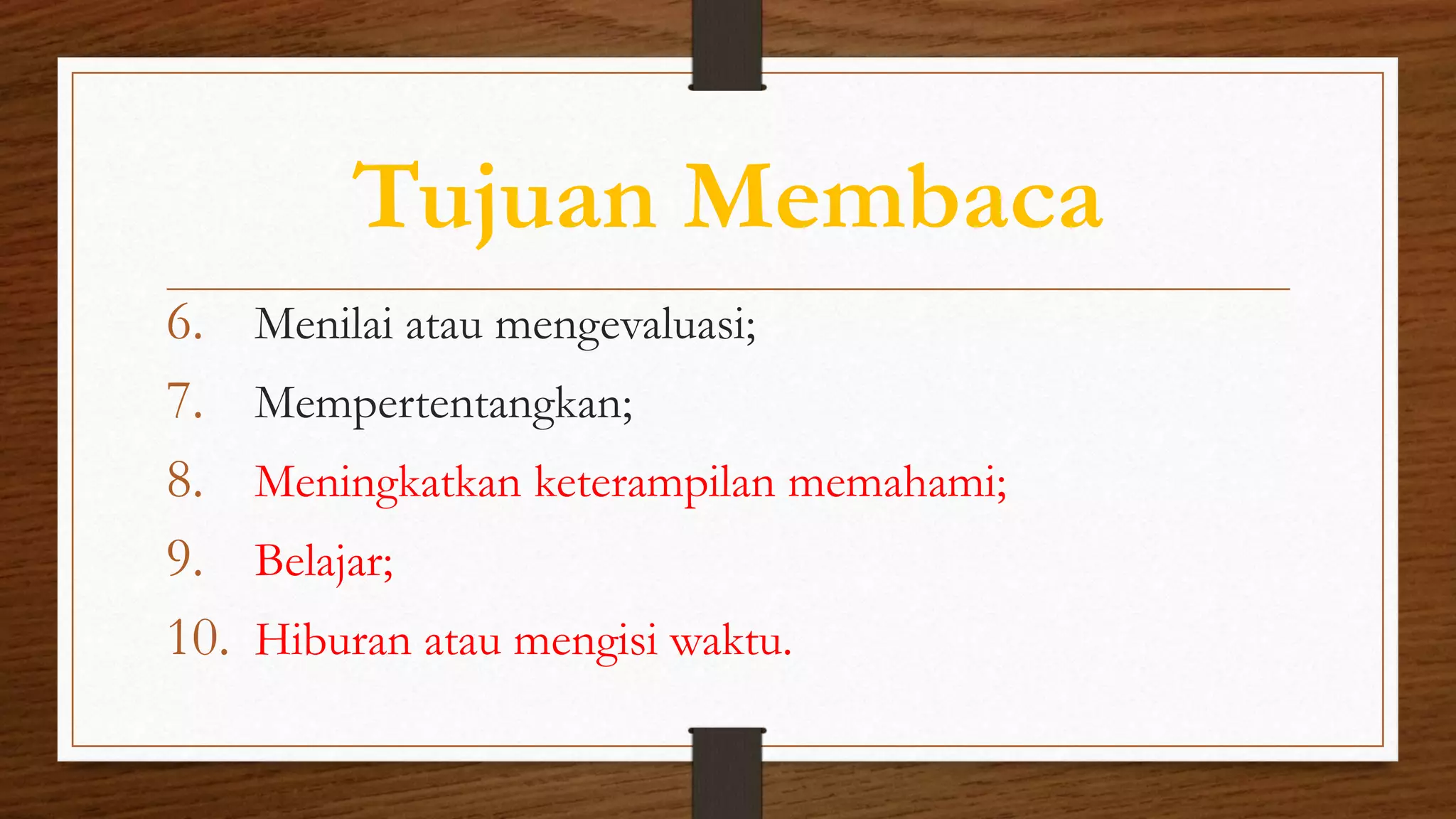 Keterampilan membaca | PPTX