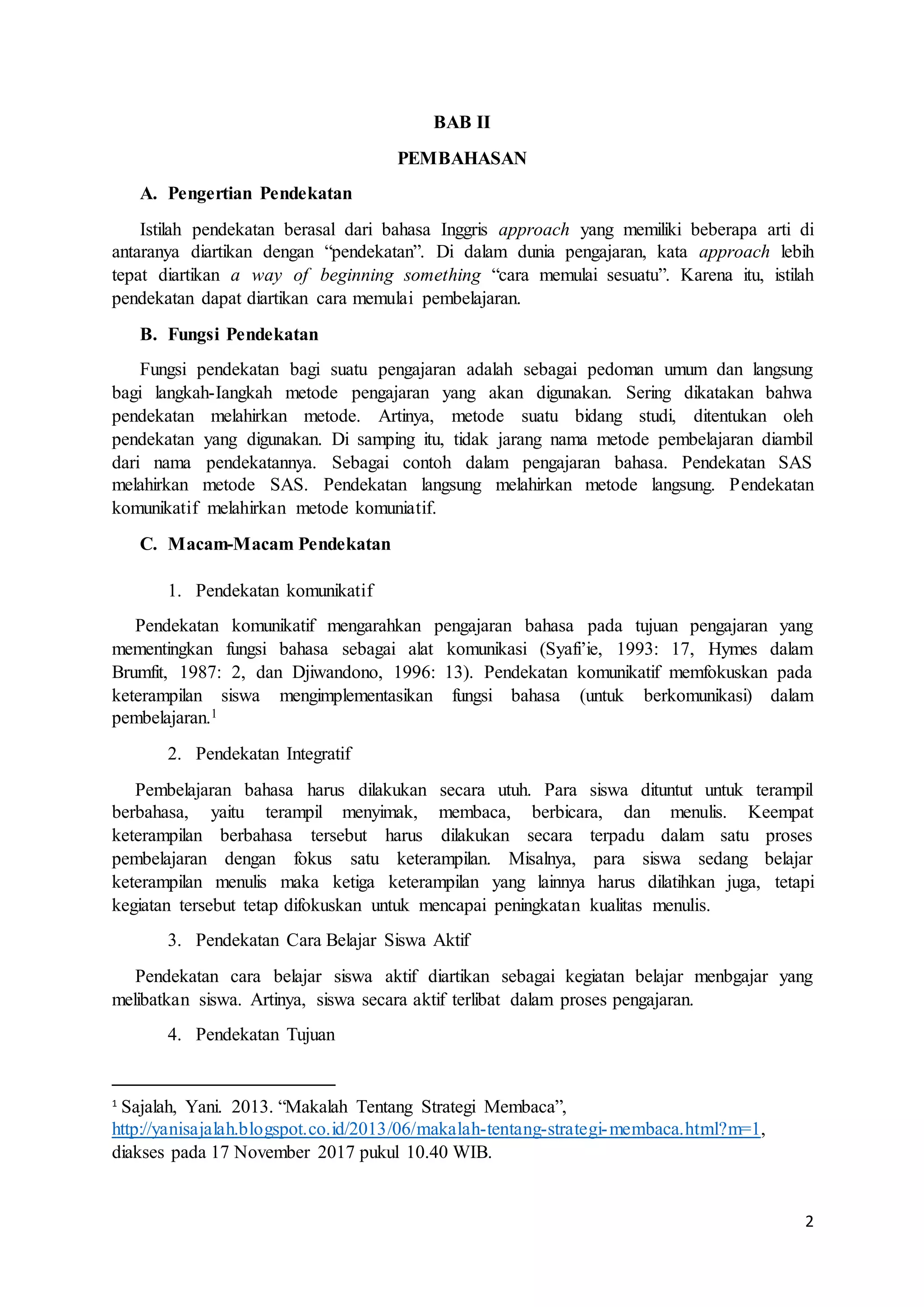 Keterampilan membaca | DOCX