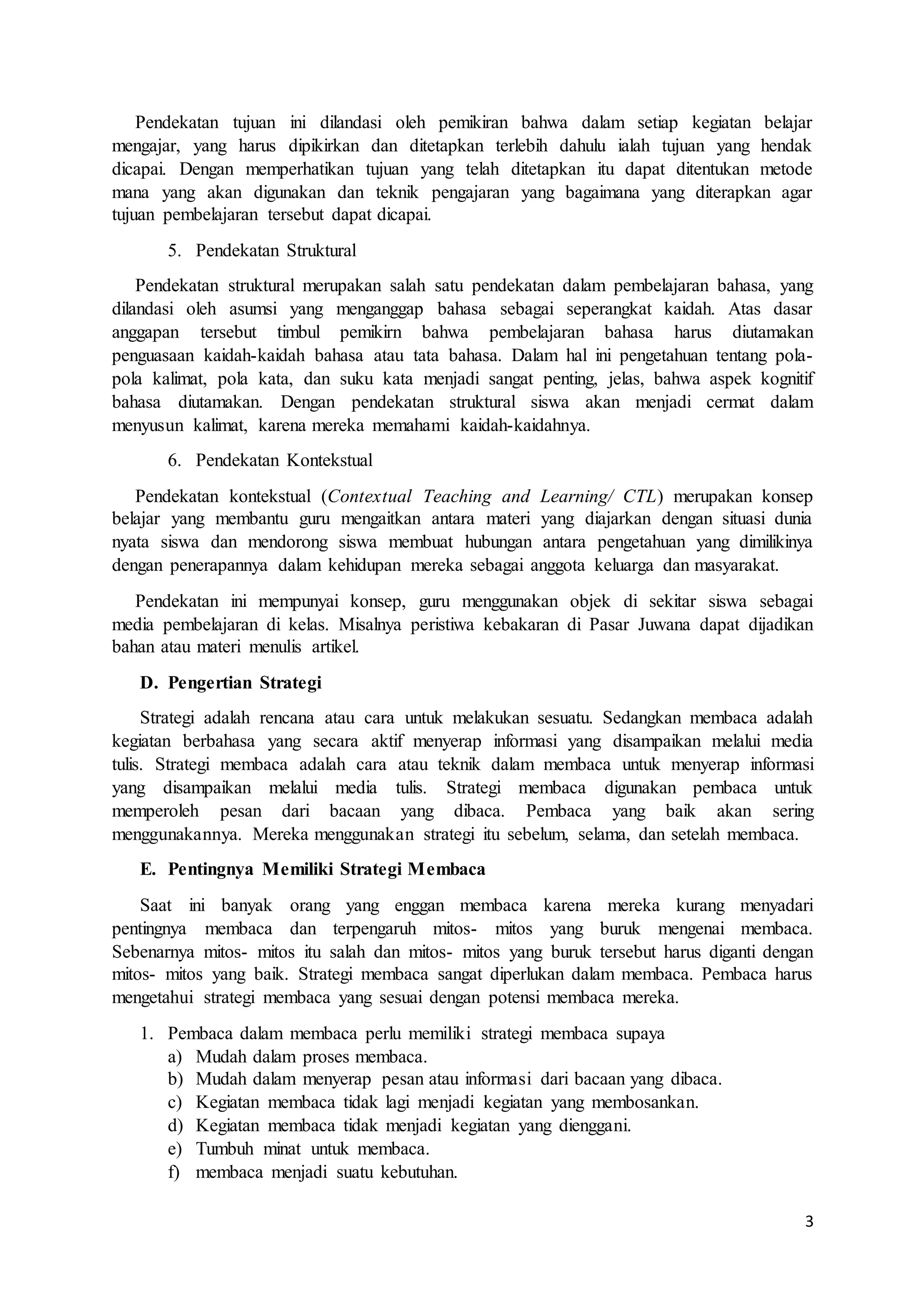 Keterampilan membaca | DOCX