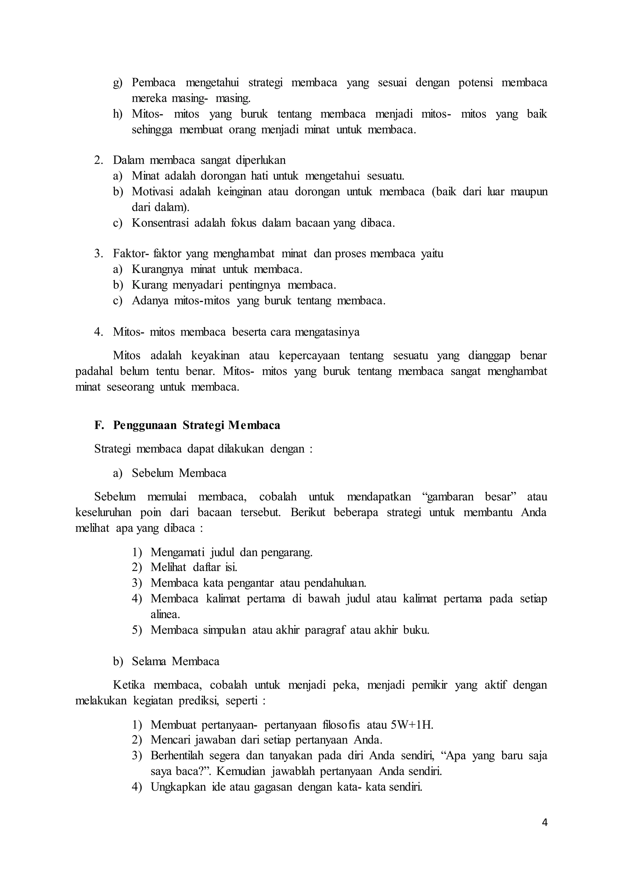 Keterampilan membaca | DOCX