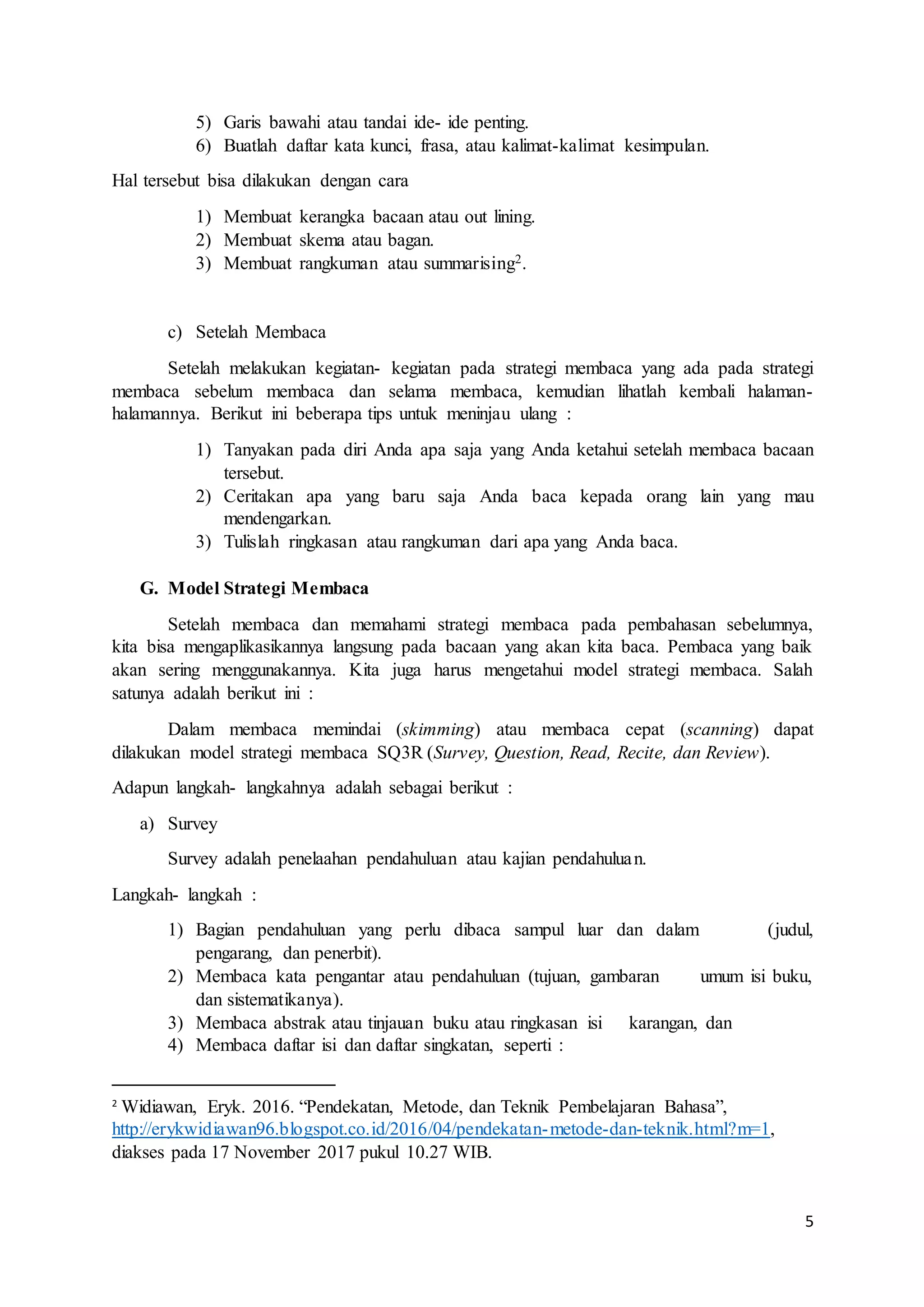 Keterampilan membaca | DOCX