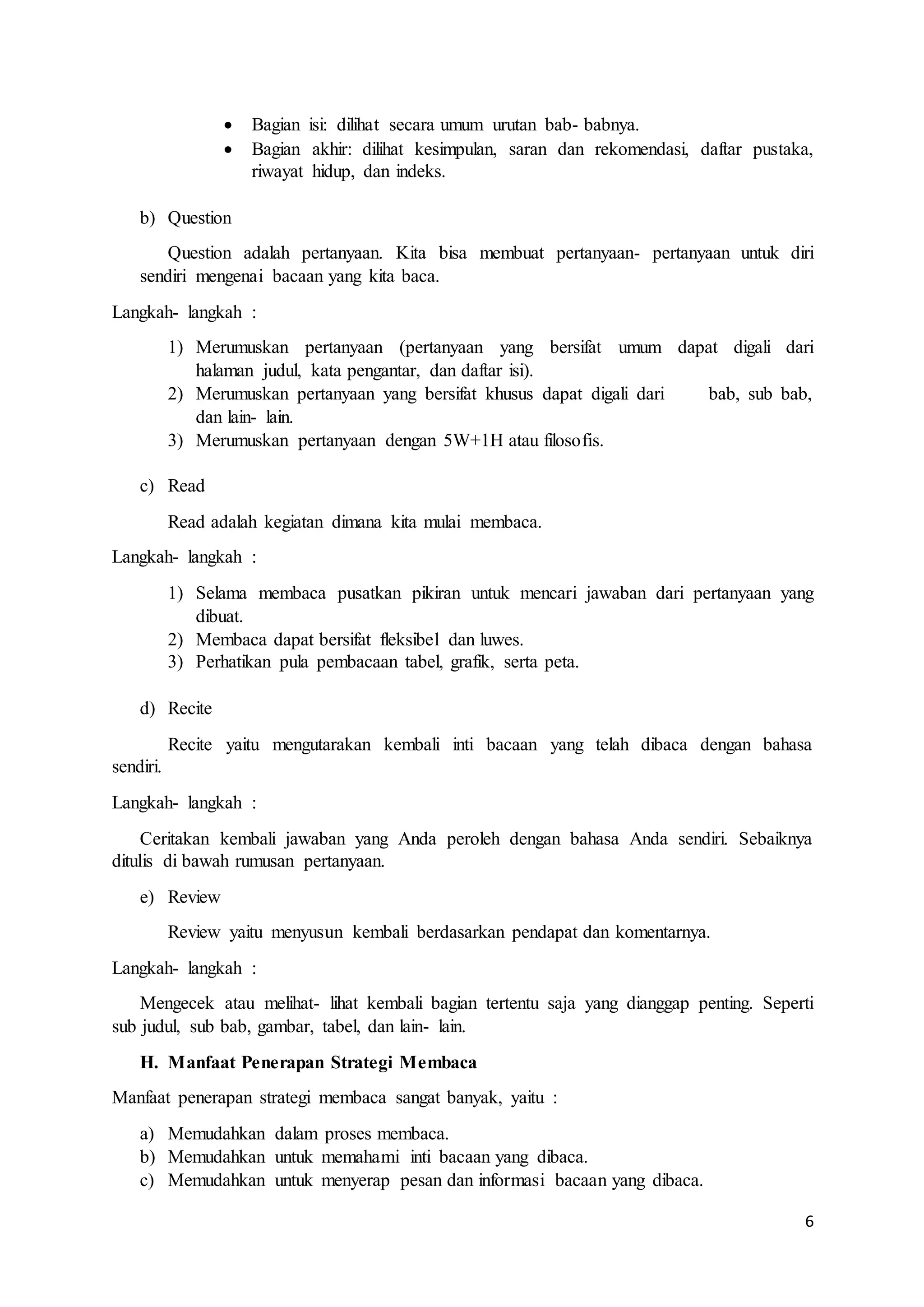 Keterampilan membaca | DOCX