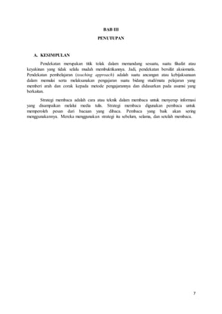 Keterampilan membaca | DOCX