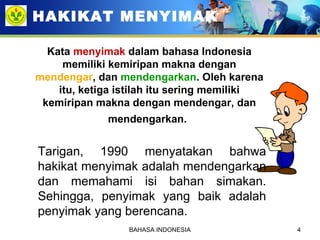 Keterampilan menyimak | PPT