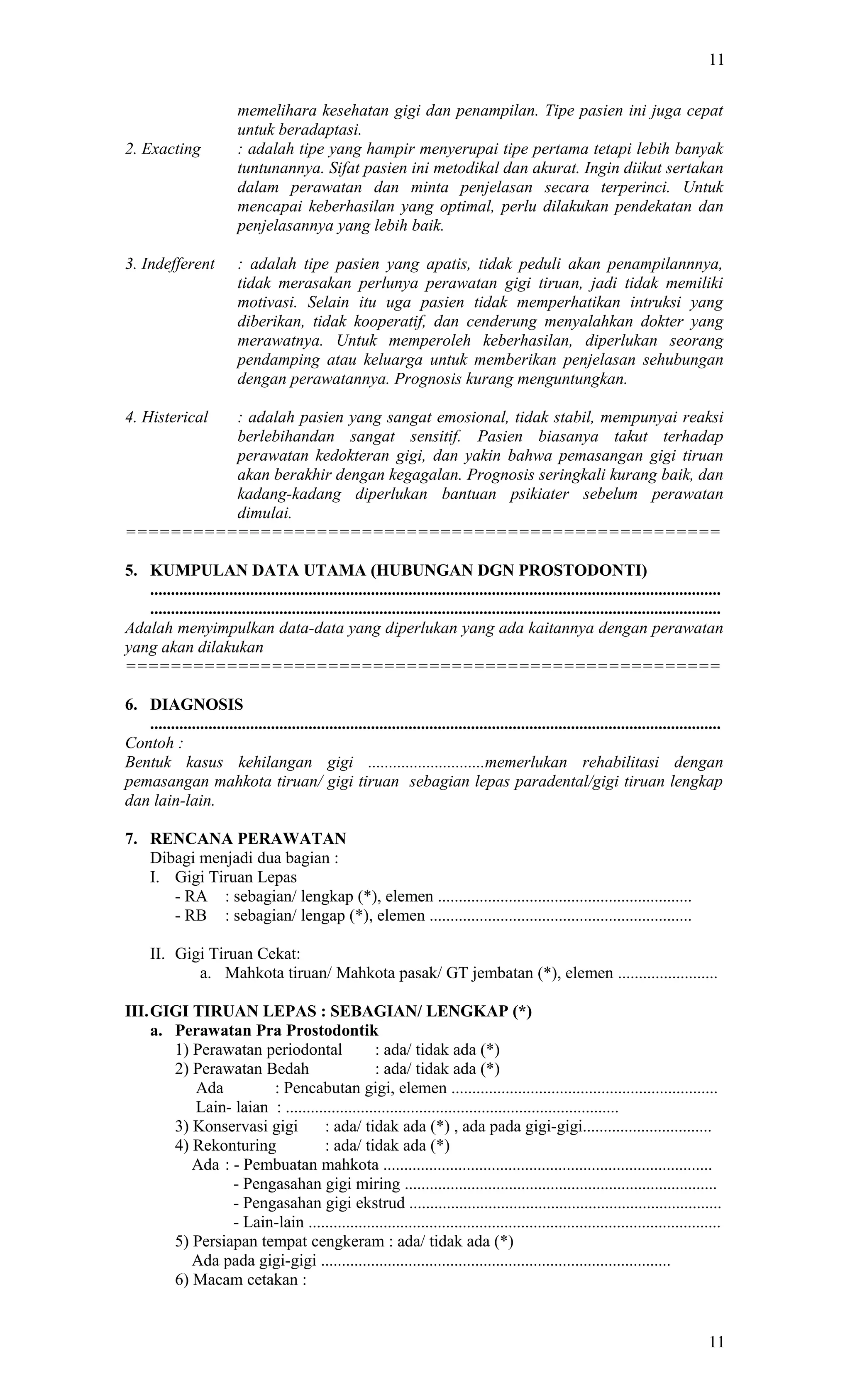 Keterangan status pasien | DOC