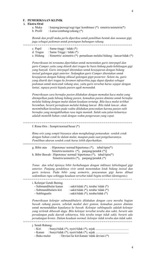 Keterangan status pasien | DOC
